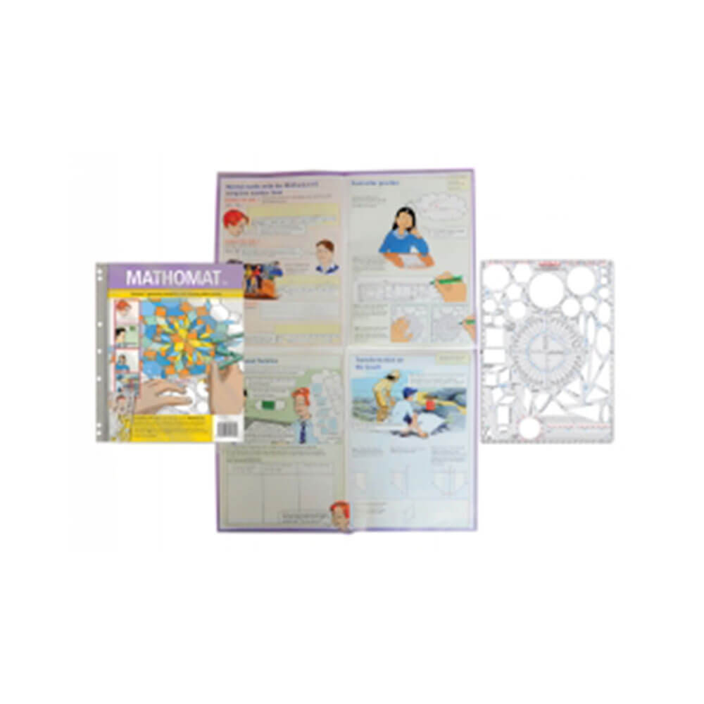 Mathomat Geometry Template Stencil with Poster (Version 2) - LatestBuy